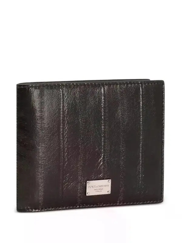 Dolce & Gabbana Eel Crocodile-effect Bifold Wallet