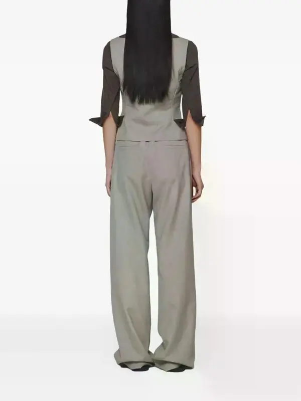 AMOMENTO Elastic-waistband Trousers