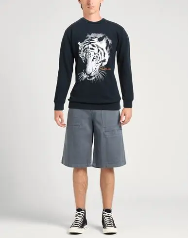 Roberto Cavalli Cotton-blend Sweatshirt - Blue