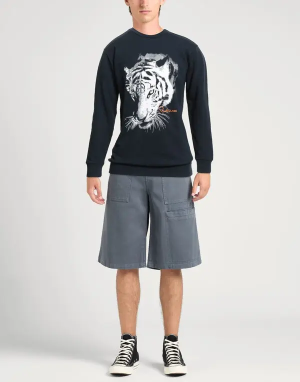 Roberto Cavalli Cotton-blend Sweatshirt - Blue