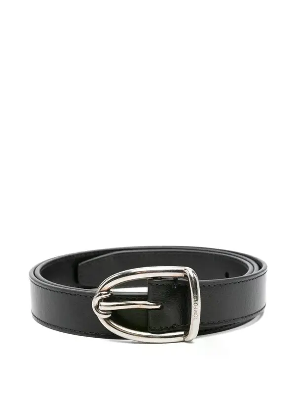 TOM FORD Leather Belt - Black