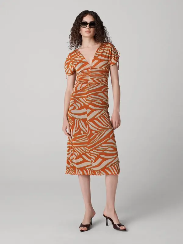 Diane Von Furstenberg Ella Reversible Midi Dress
