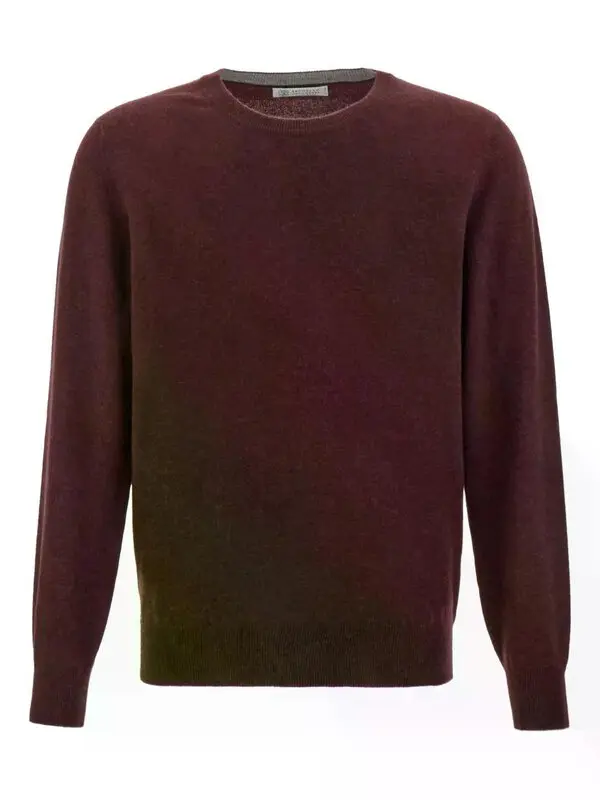 Brunello Cucinelli Cashmere Crew Neck Sweater - Brown