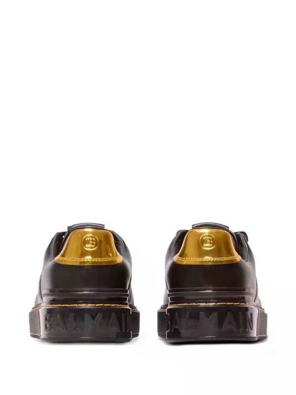 Balmain B-court Leather Sneakers