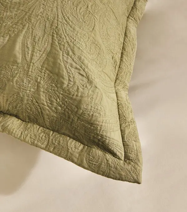CELSO DE LEMOS Egyptian Cotton Braga Square Cushion Cover