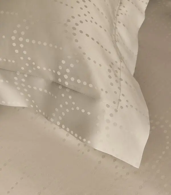 CELSO DE LEMOS Egyptian Cotton Evora Perle Oxford Pillowcase