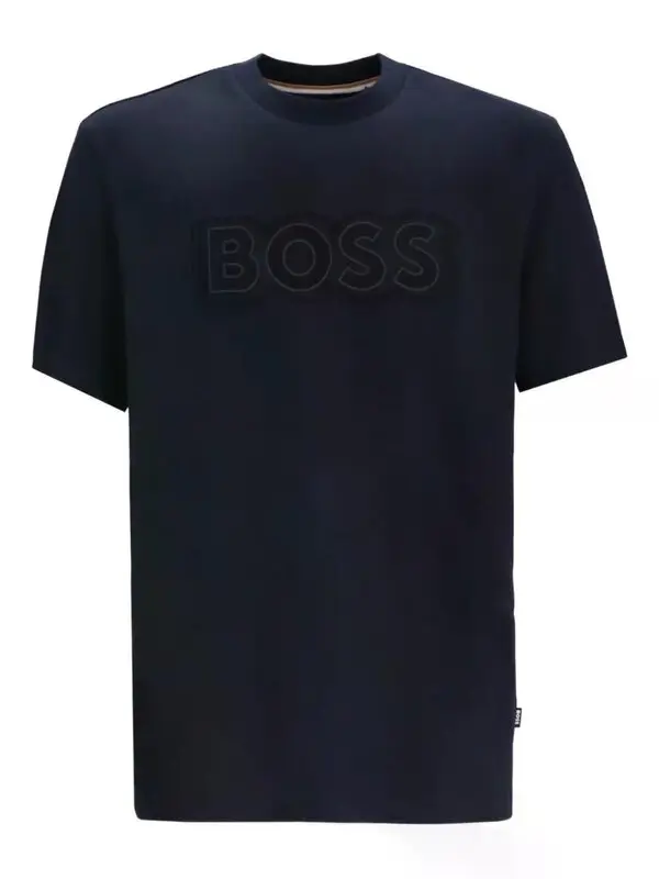 BOSS Logo-detail T-shirt - Blue