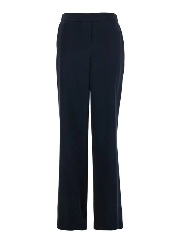 PLAIN Tech Fabric Wide Leg Pants - Blue