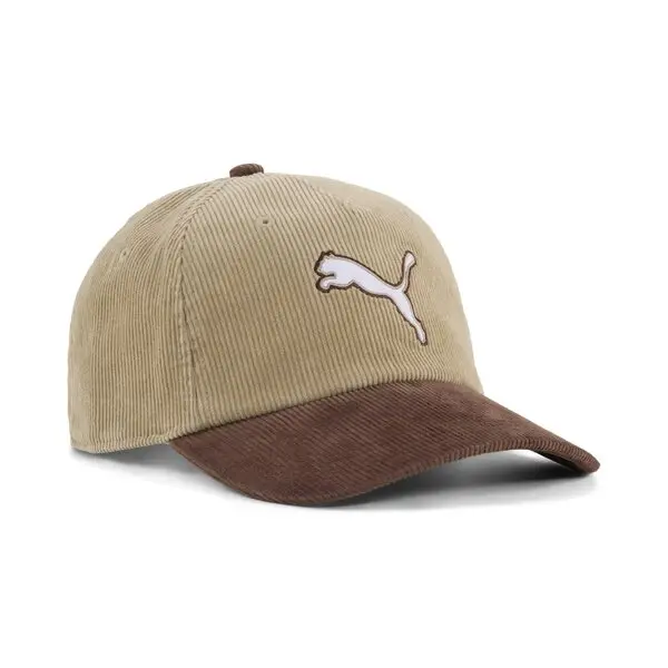 PUMA Corduroy Baseball Cap - Brown