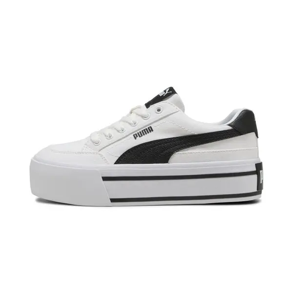 PUMA Court Classic Vulcanized Platform Sneakers - White