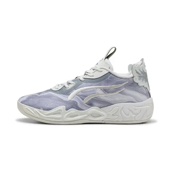 PUMA Mb.04 Low Top Basketball Shoes - Gray