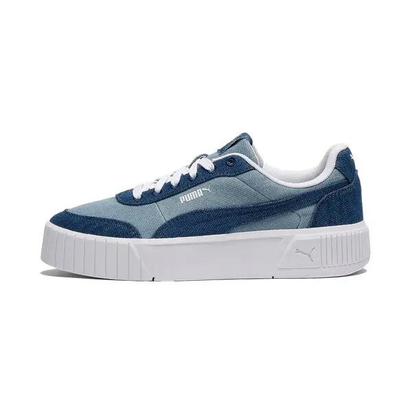 PUMA Carina Mia Denim Platform Sneakers - Blue