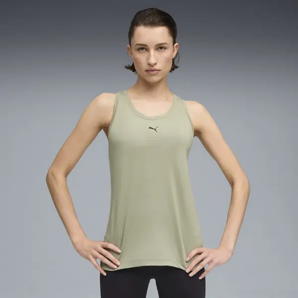 PUMA Cloudspun Racerback Training Tank Top - Green