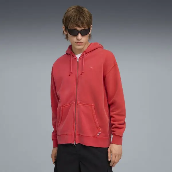 PUMA Select Essentials Zip-up Hoodie - Red