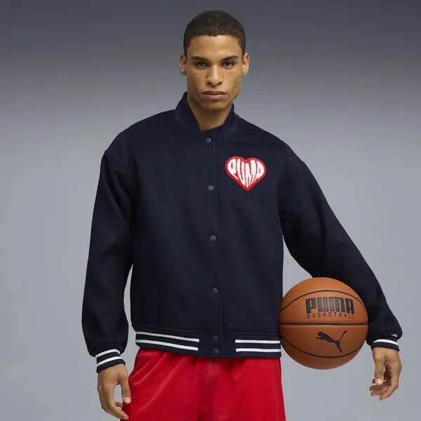 PUMA Basketball Varsity Jacket - Blue