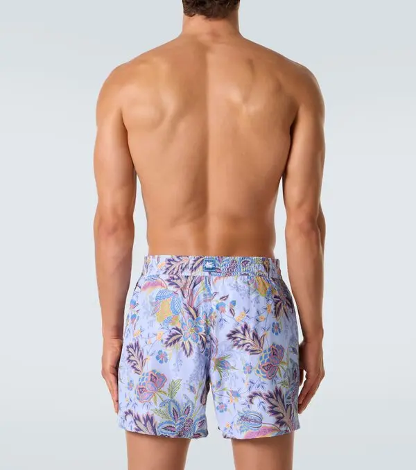 Etro Printed Swim Trunks