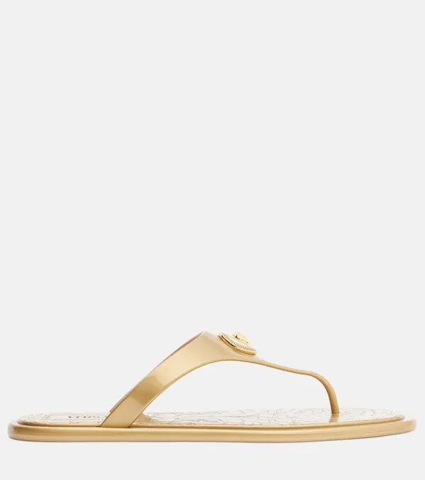 Versace Alia Medusa Thong Sandals