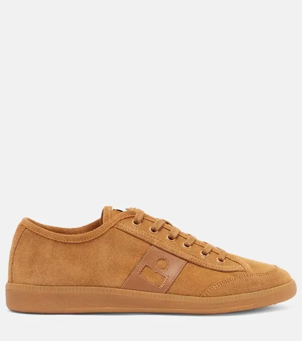 Isabel Marant Étoile Klyce Leather-trimmed Suede Sneakers - Brown