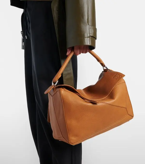 Loewe Puzzle Large Leather Tote Bag