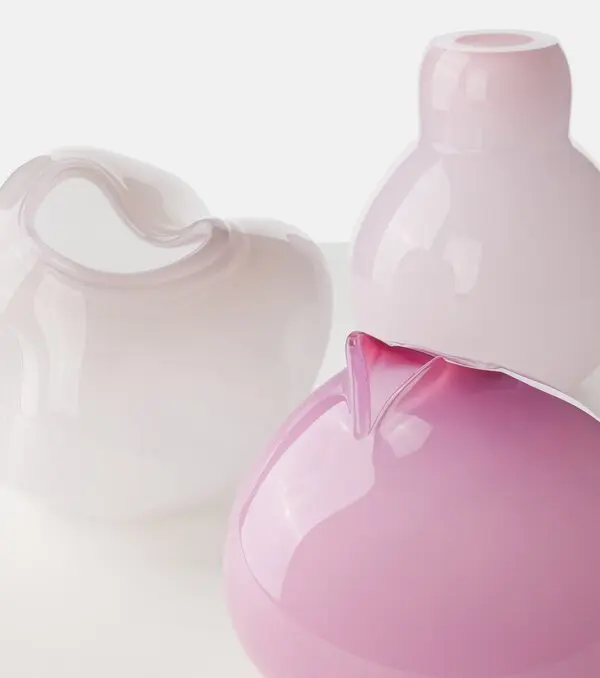 ALEXA LIXFELD Cut Glass Vase - Pink