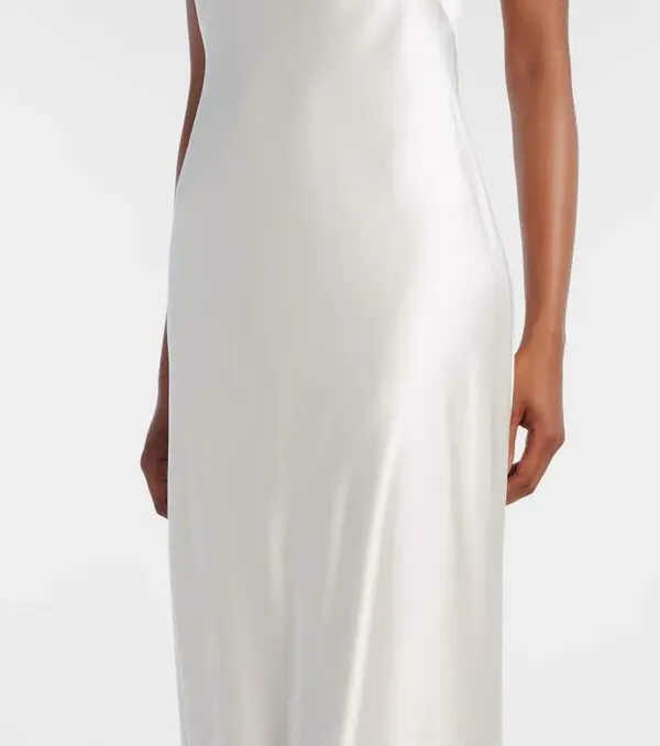 Max Mara Silk Satin Gown