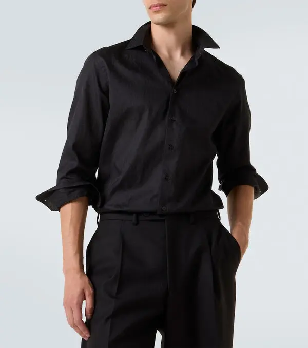 Etro Paisley Cotton Jacquard Shirt
