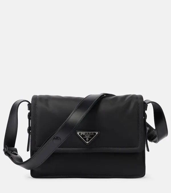 Prada Padded Shoulder Bag - Black