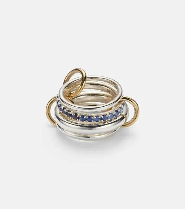 SPINELLI KILCOLLIN Janssen Sg 18kt Gold And Sterling Ring With Sapphires - Silver