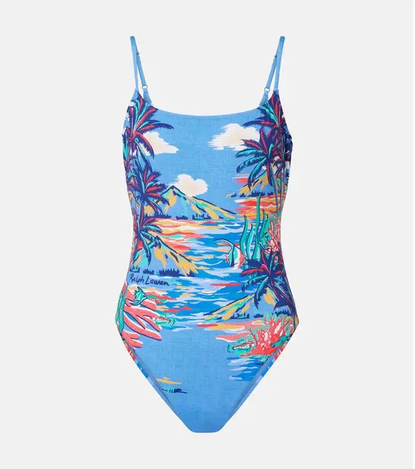 Polo Ralph Lauren Kennedy Printed One-piece Swimsuit - Multicoloured