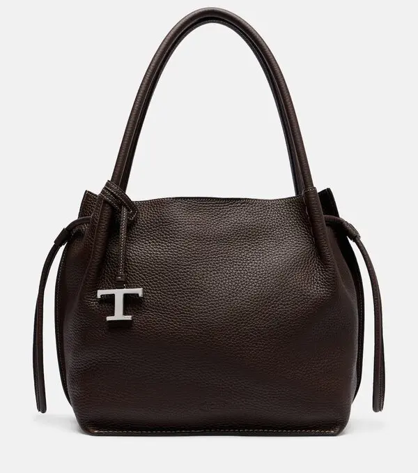 TOD'S Buz Medium Leather Bucket Bag