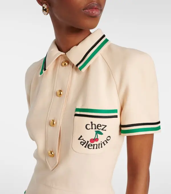 Valentino Garavani Chez Crepe Couture Minidress