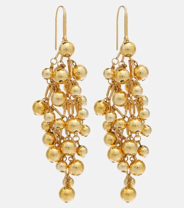 Isabel Marant Tiva Embellished Drop Earrings - Gold