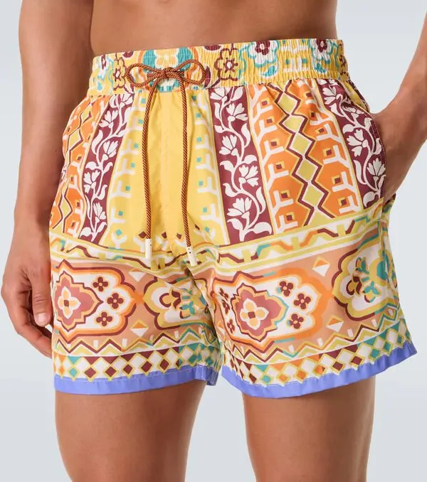 Etro Printed Swim Trunks