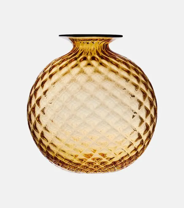 VENINI Monofiori Balloton Murano Glass Vase - Gold