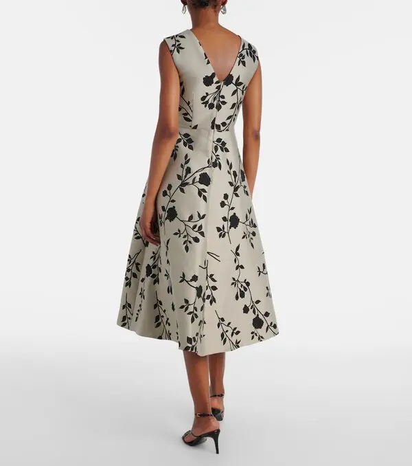 Max Mara Clea Floral Midi Dress