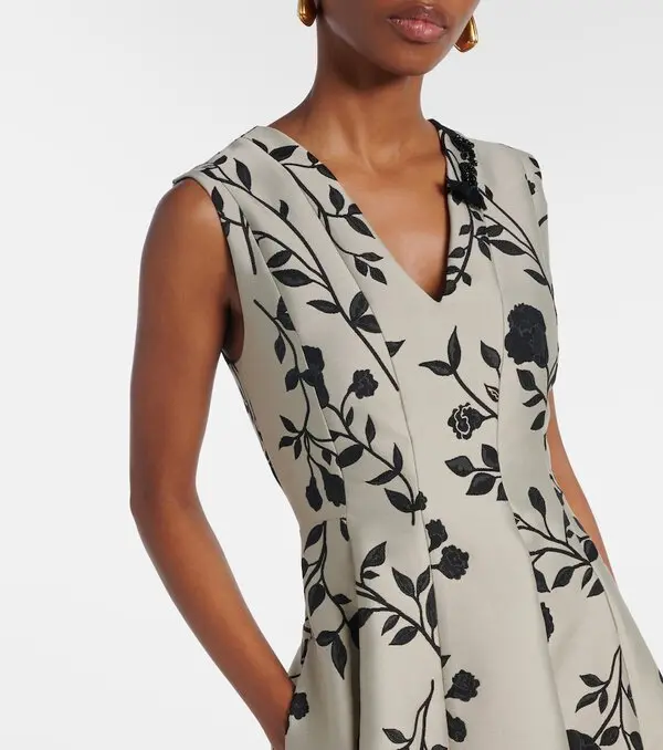 Max Mara Clea Floral Midi Dress