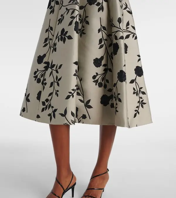Max Mara Clea Floral Midi Dress
