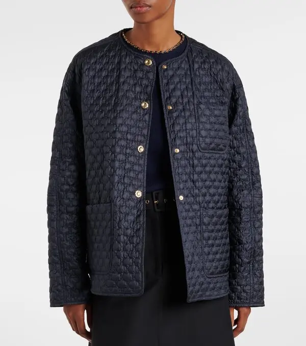 Moncler Raray Belted Quilted Down Jacket
