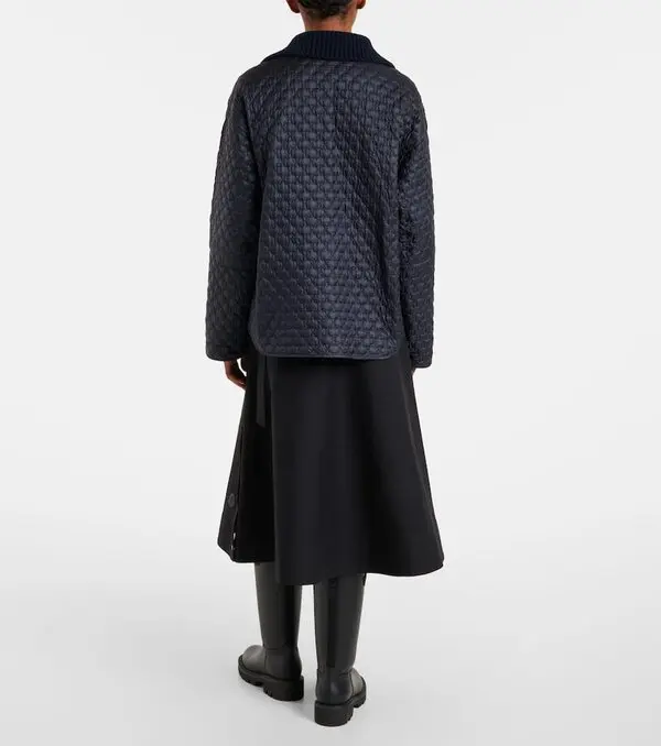 Moncler Raray Belted Quilted Down Jacket