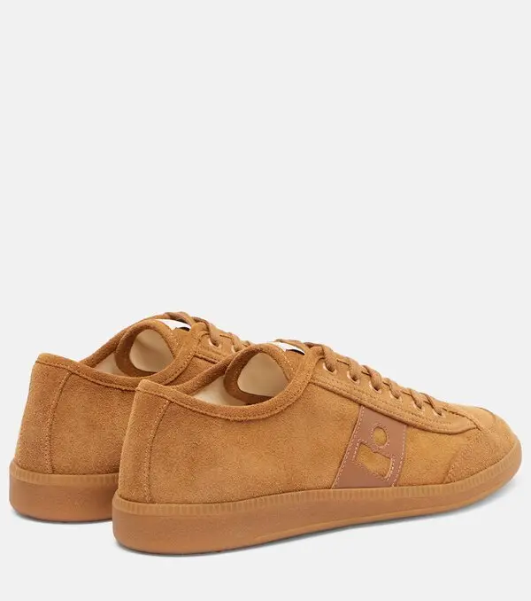 Isabel Marant Étoile Klyce Leather-trimmed Suede Sneakers - Brown
