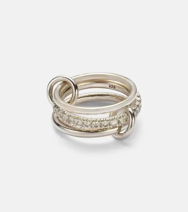 SPINELLI KILCOLLIN Petunia Sterling Ring With Diamonds - Silver