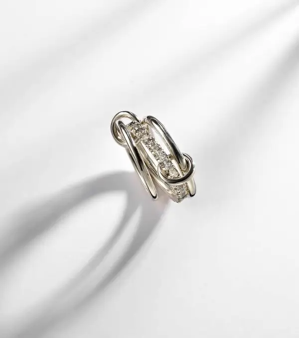 SPINELLI KILCOLLIN Petunia Sterling Ring With Diamonds - Silver