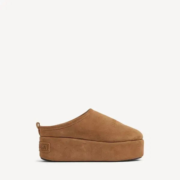 Balenciaga Alaska Soft Platform Mule - Brown