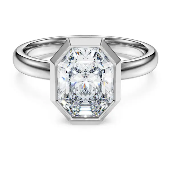 SWAROVSKI Octagon Bezel Solitaire Ring - White
