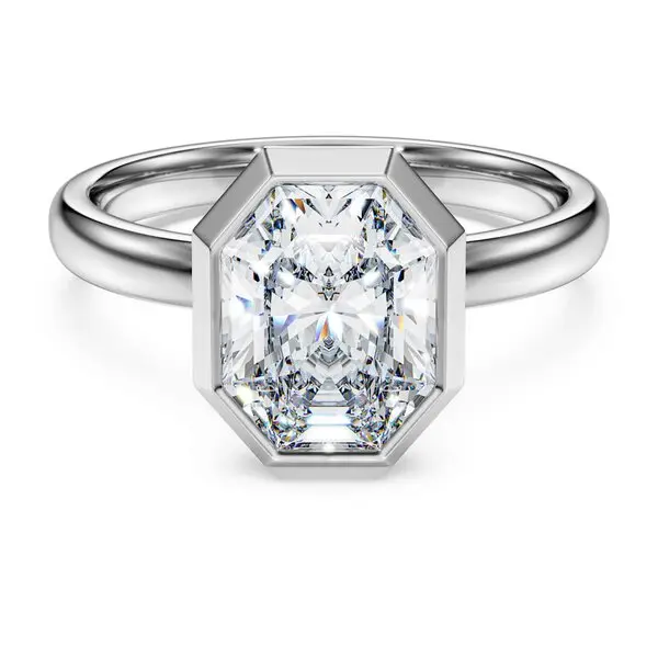 SWAROVSKI Octagon Bezel Solitaire Ring - White