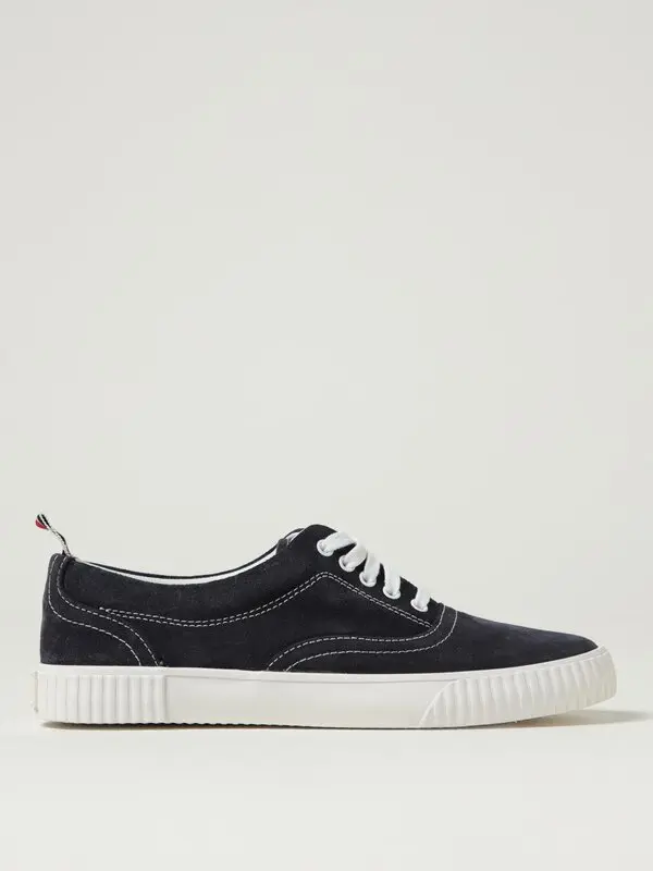 Thom Browne Low Top Sneakers - Navy