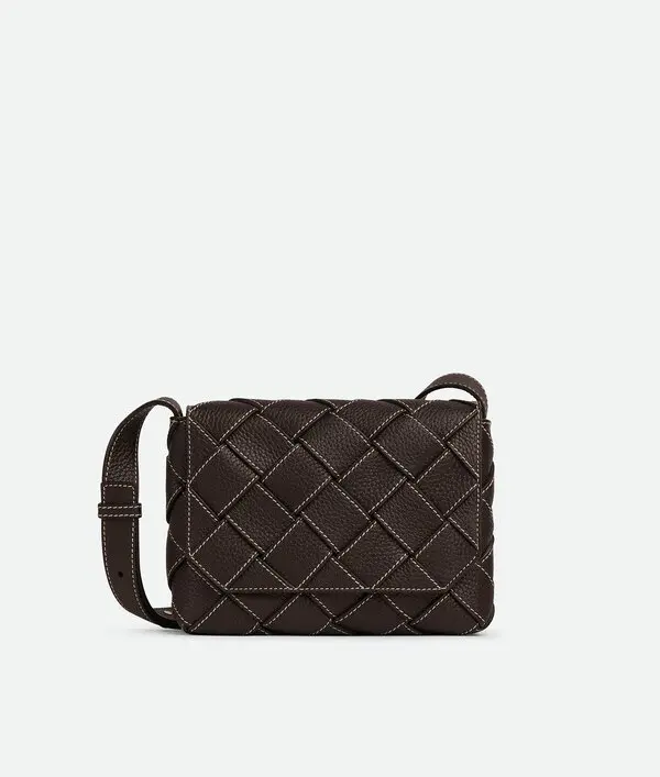 Bottega Veneta Intreccio Leather Cross-body Bag - Fondant