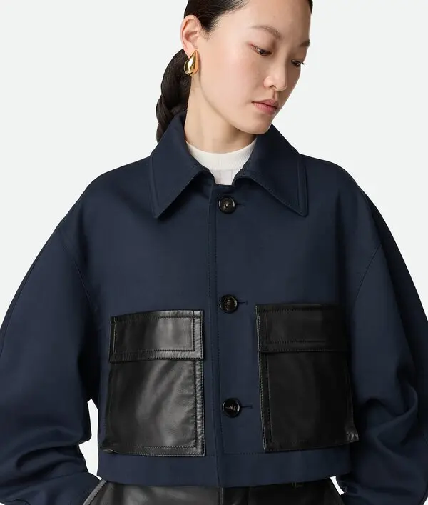 Bottega Veneta Wool And Cotton Twill Jacket