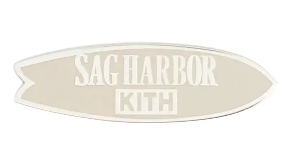 Kith Sag Harbor Surfboard Pin - Canvas