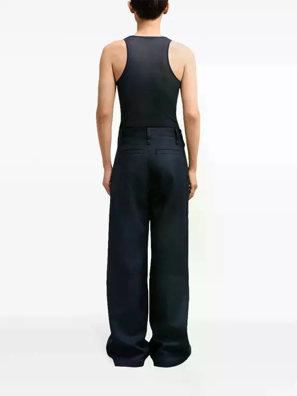 AMI Paris Pleat-detailing Wool Trousers